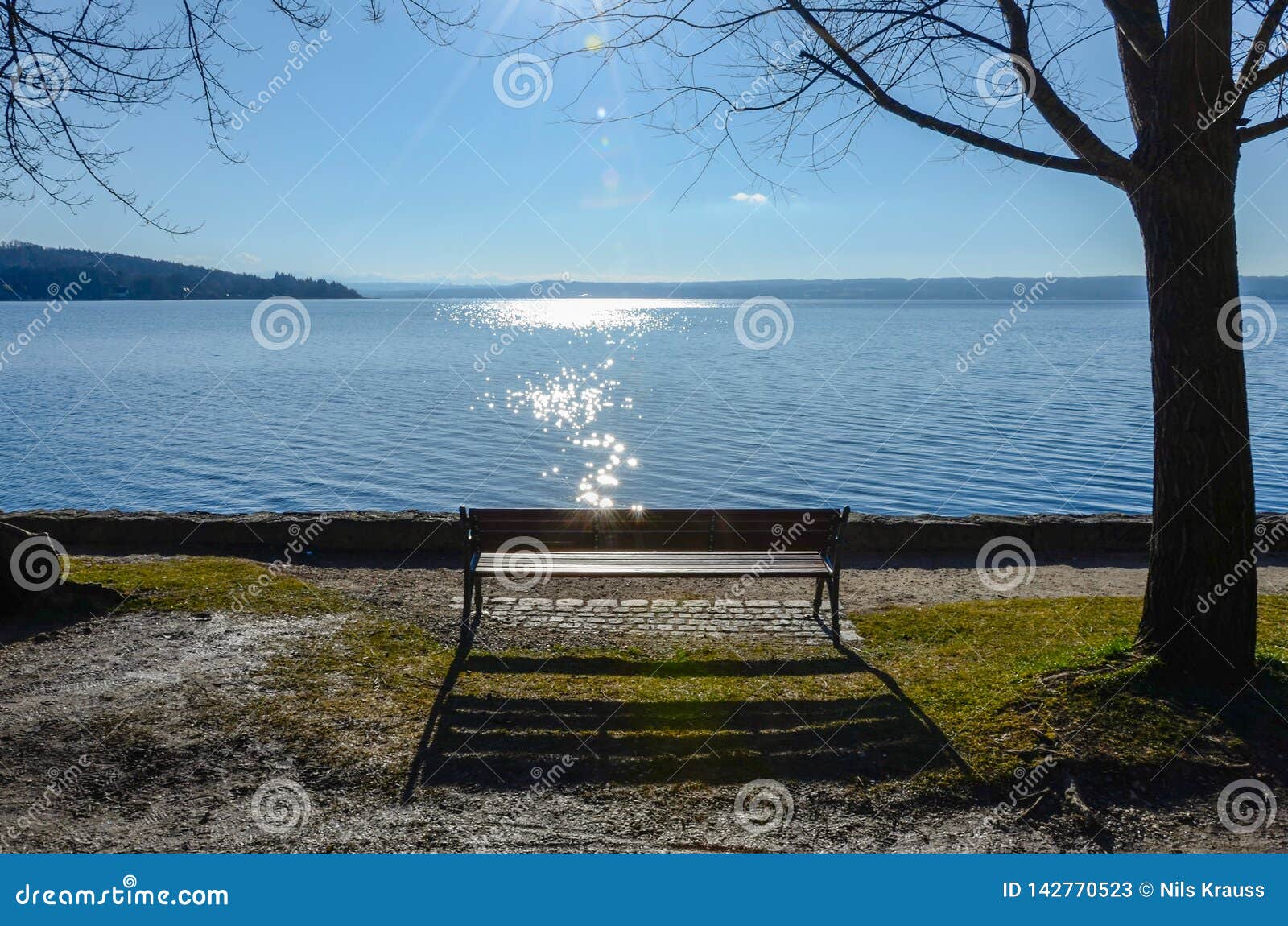 Bench at lake 5 stock image. Image of alone, sitting - 142770523