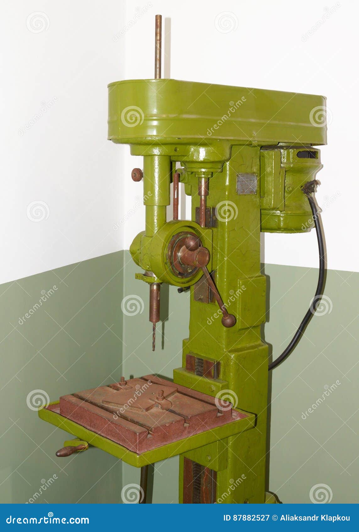 Bench Machine for Drilling. Stock Image - Image of equipment, drilling ...