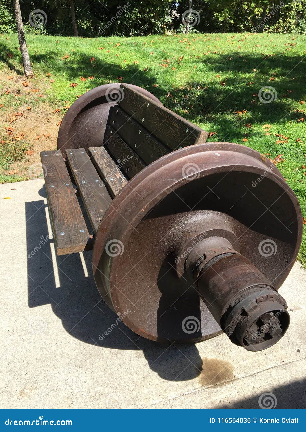 Bench stock photo. Image of items, railroad, cottagegrove - 116564036