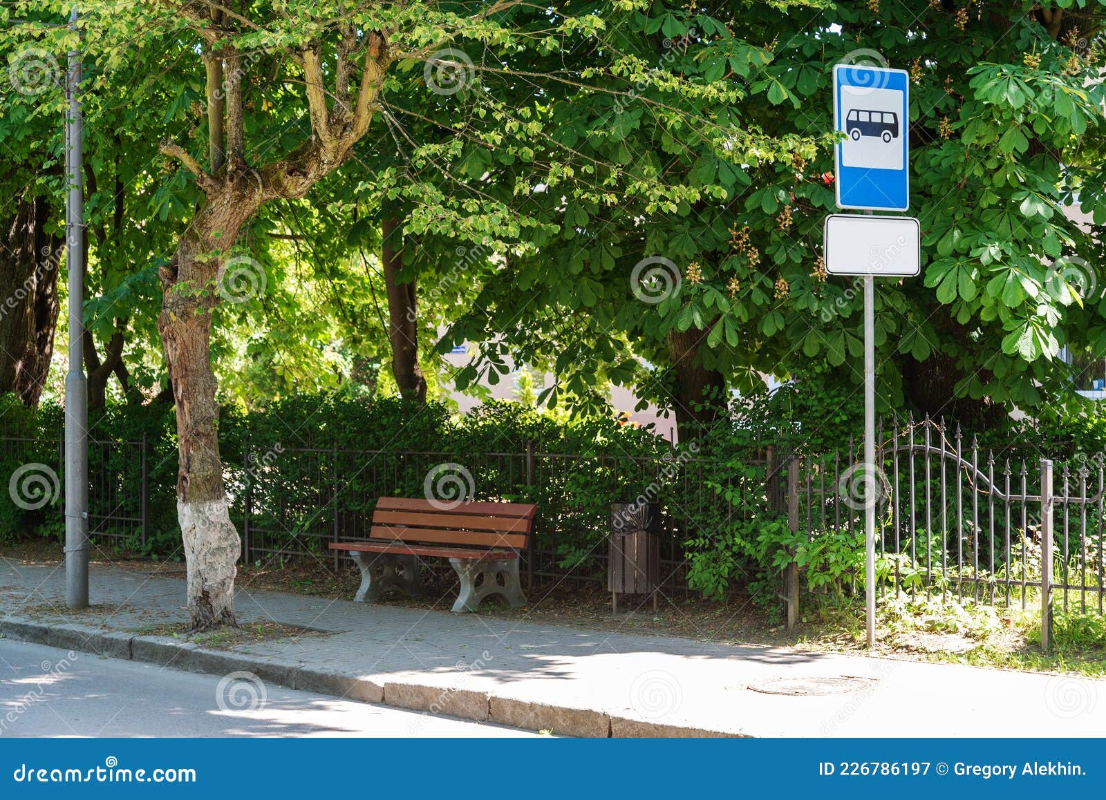 Bus Stop Shade Trees Stock Photos - Free & Royalty-Free Stock Photos ...