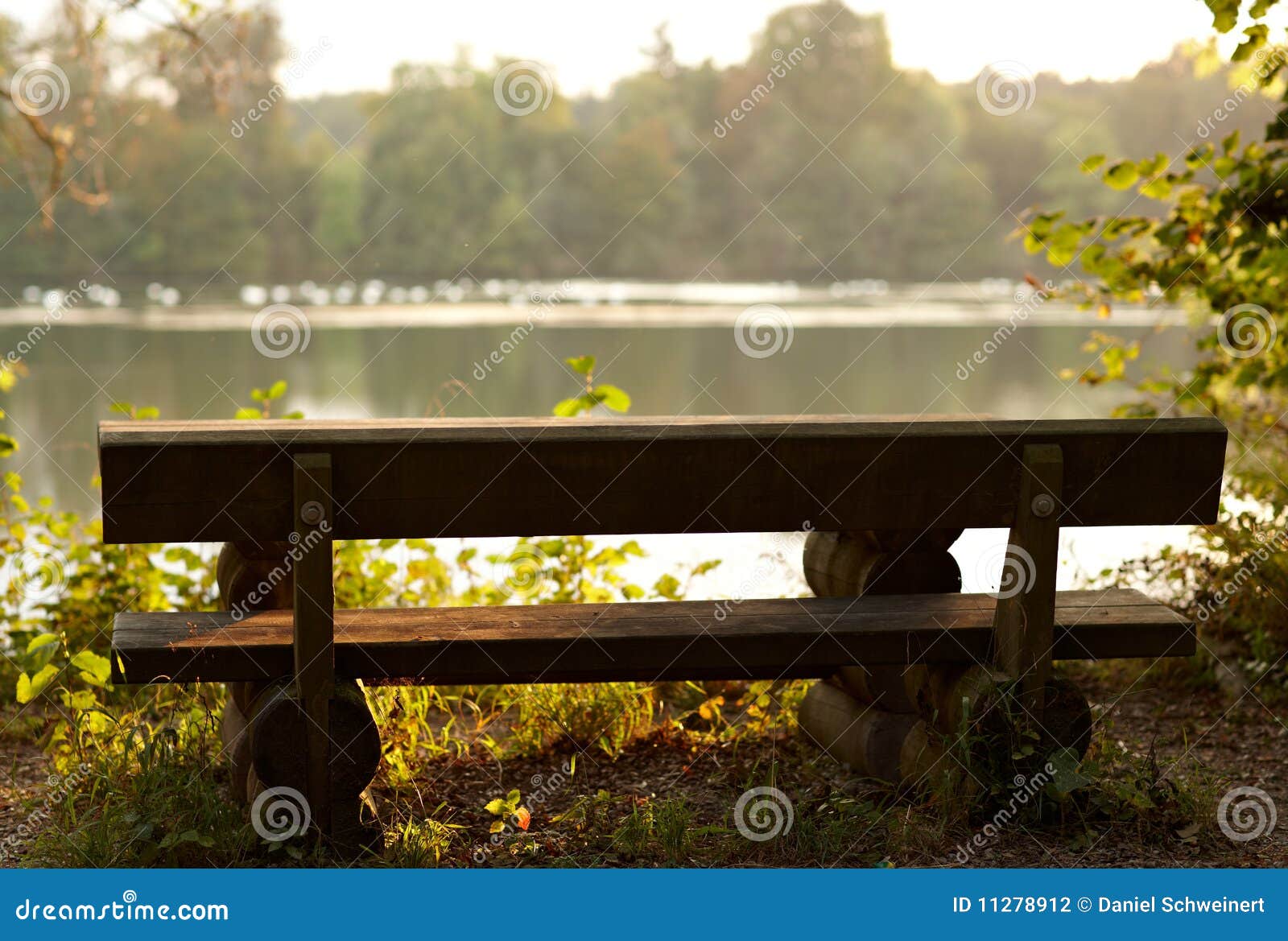 Bench overlooking river stock photo. Image of bench, summery - 11278912
