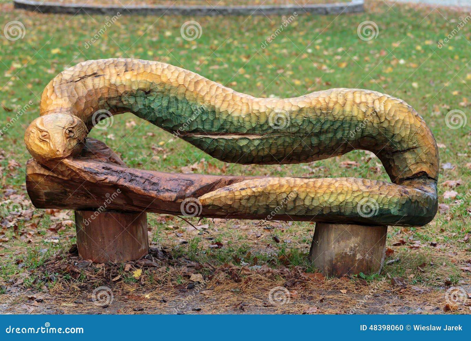 The bench in the park stock photo. Image of form, color - 48398060