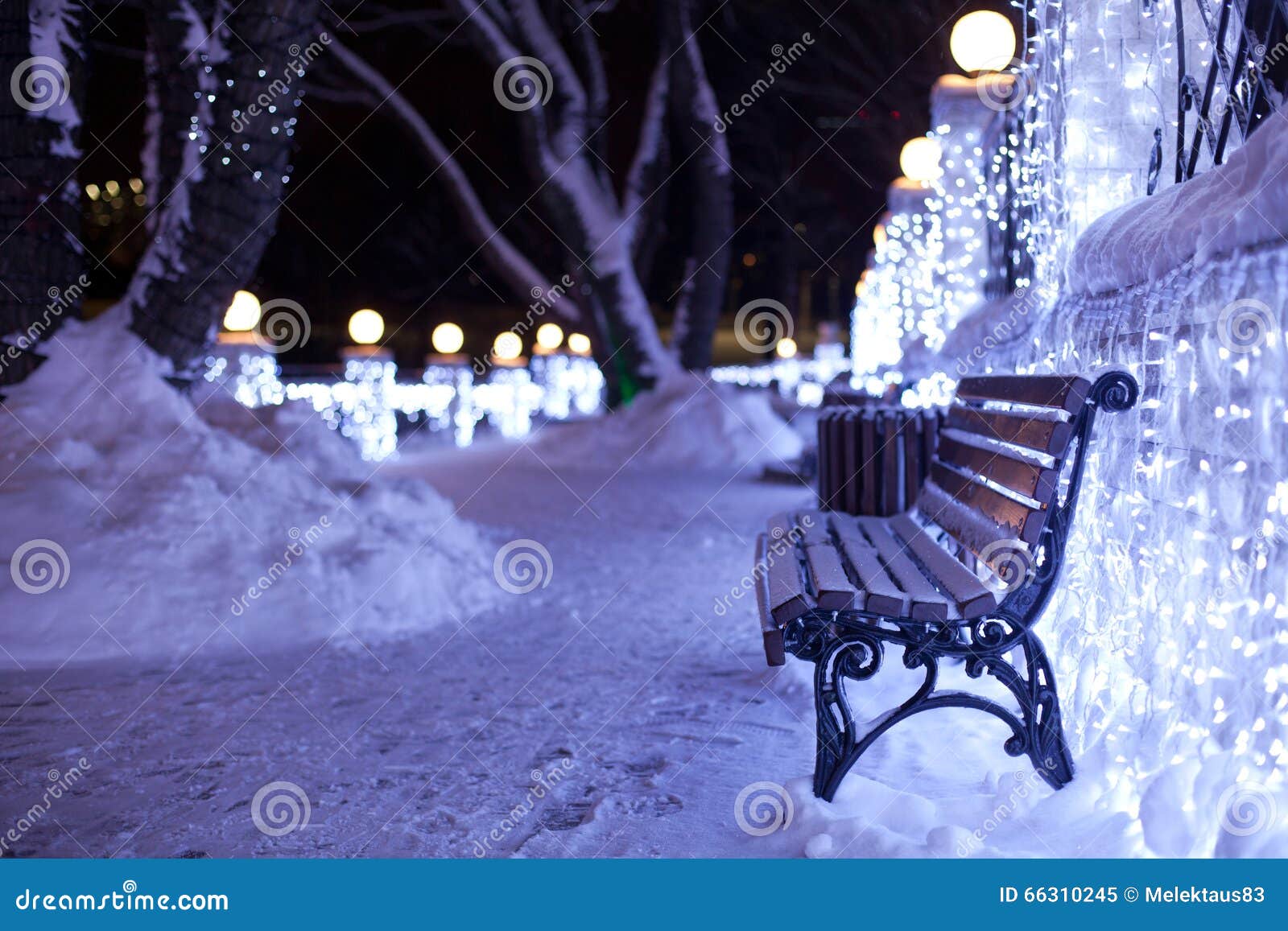 Bench in the park stock image. Image of recreation, lightbulb - 66310245