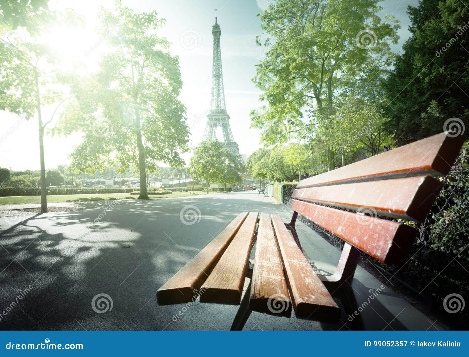 Bench in Park Near Eiffel Tower Stock Image - Image of european ... Bench in Park Near Eiffel Tower Stock Image - Image of european ...