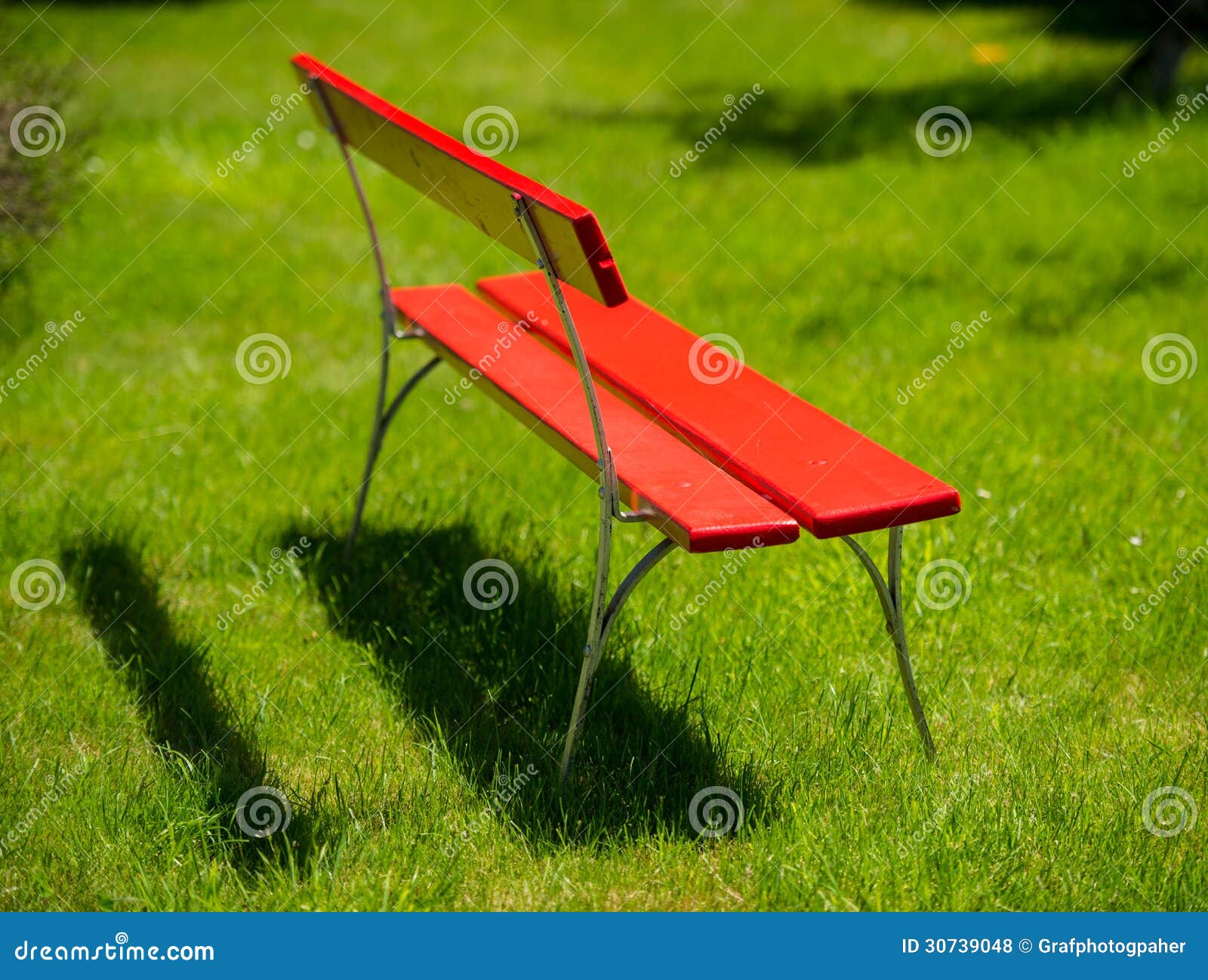 Bench in park stock photo. Image of calm, solitude, tree - 30739048