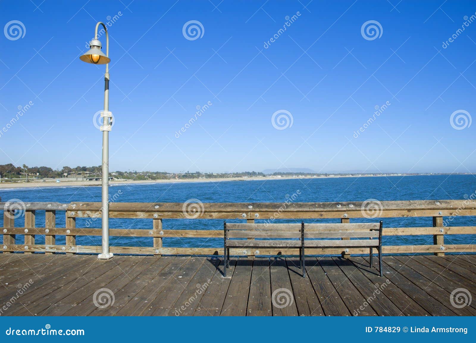 Bench on a Pier stock image. Image of bench, fishing, recreation - 784829