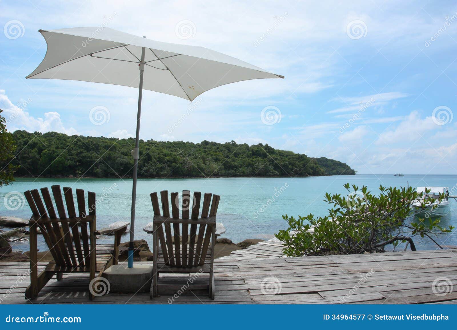 Bench on sea front stock image. Image of bench, seaside - 34964577