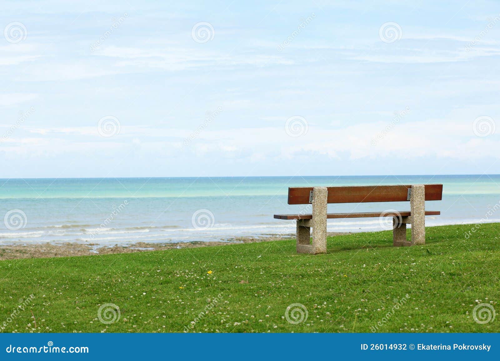 Bench with the sea view stock photo. Image of haute, coast - 26014932