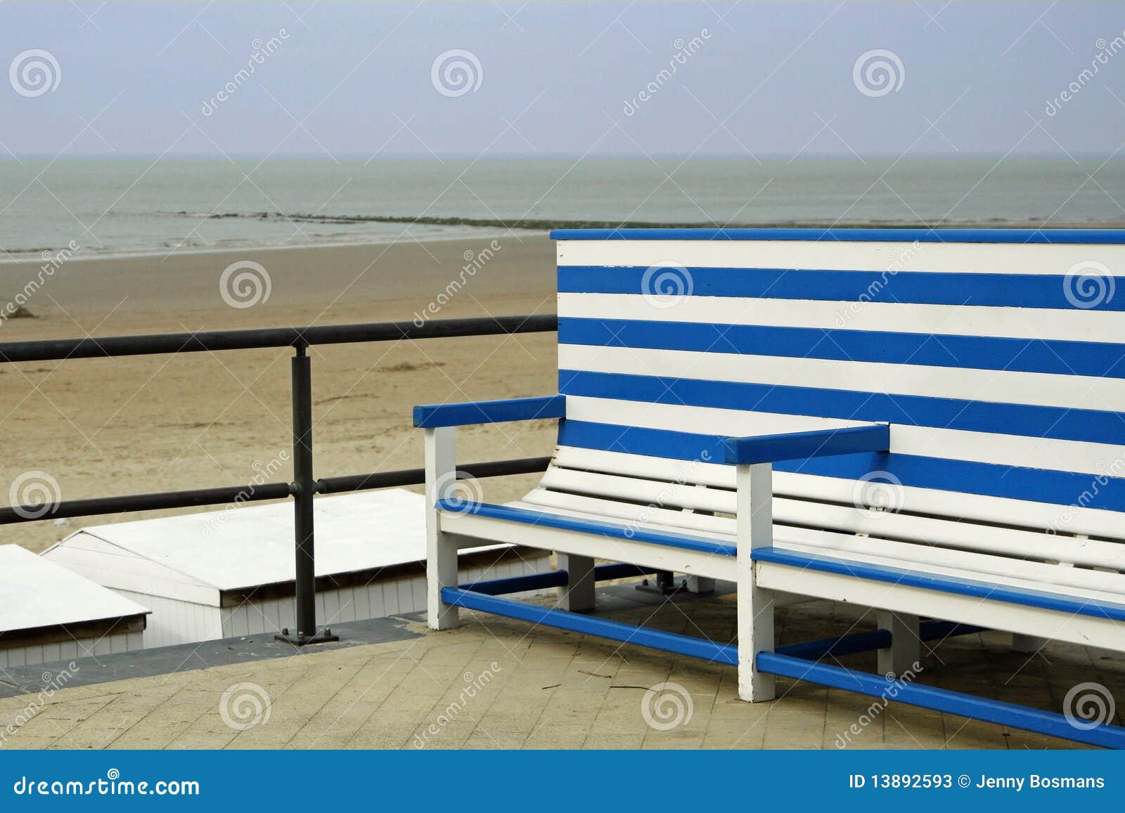 Bench at seaside stock image. Image of lonely, ocean - 13892593