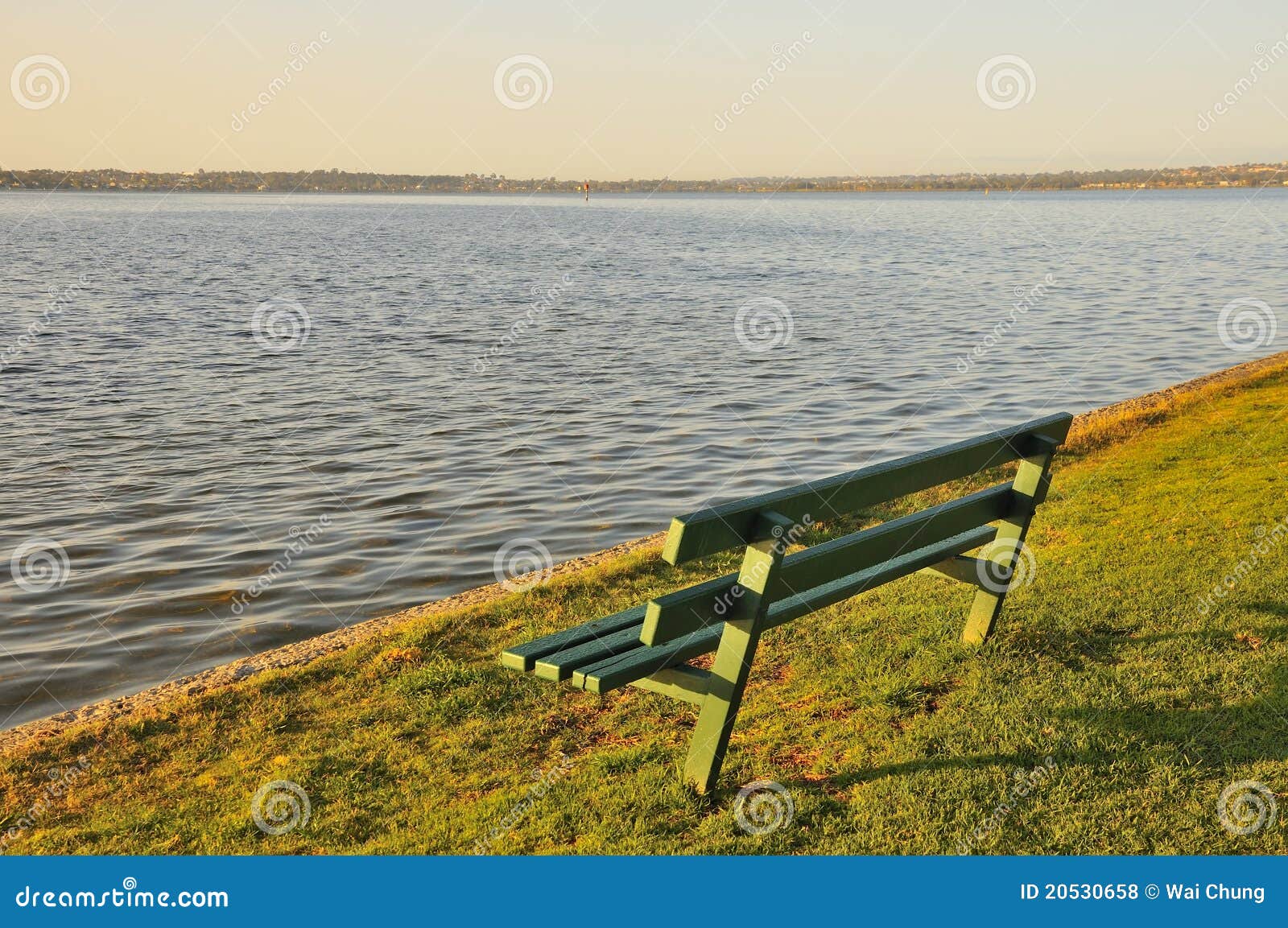 Bench at seaside stock photo. Image of wood, sunrise - 20530658
