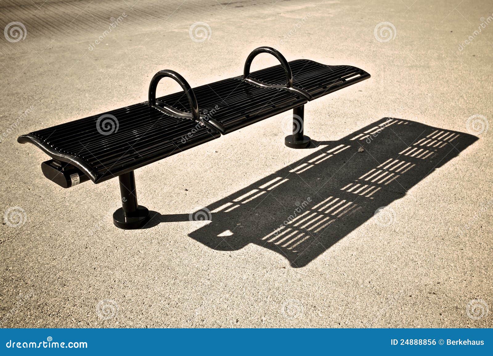 Bench shadow stock photo. Image of curve, morning, wide - 24888856
