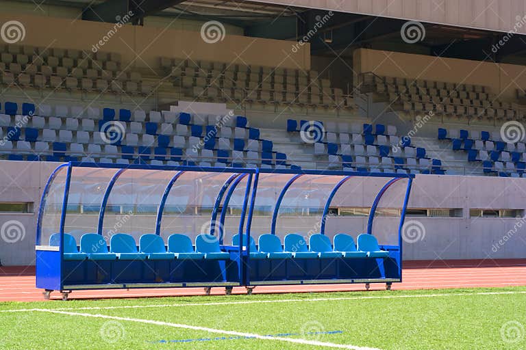 Bench soccer stock image. Image of games, players, athletics - 3217803