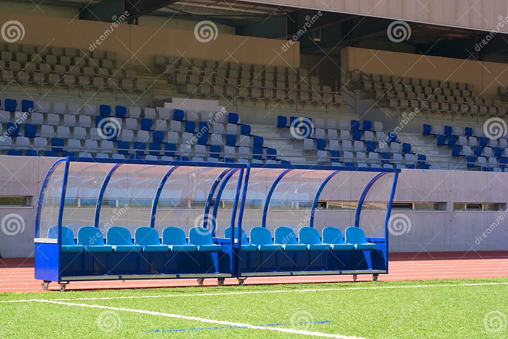 Bench soccer stock image. Image of games, players, athletics - 3217803