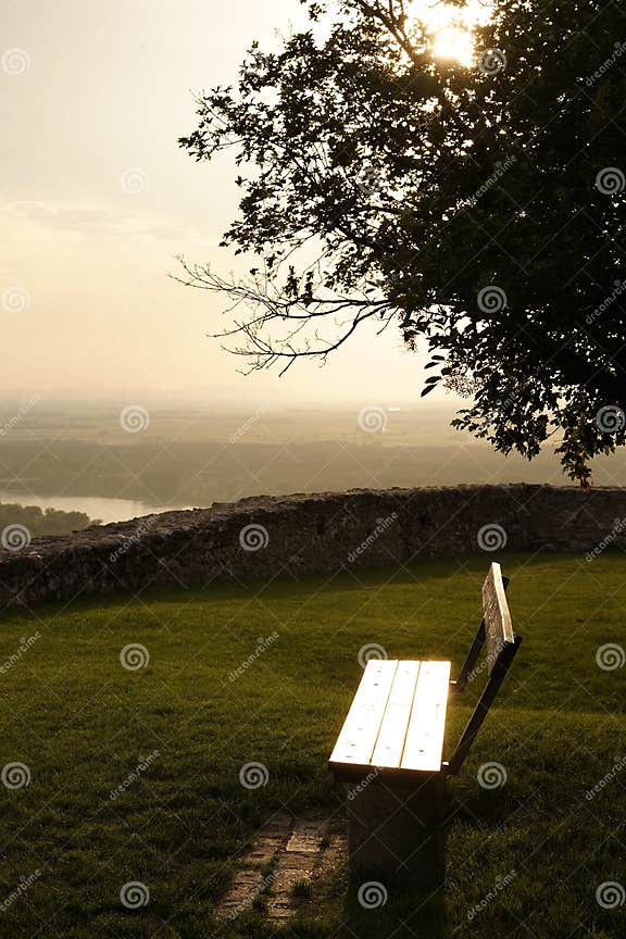 Bench and sun stock image. Image of park, bench, seat - 118679239