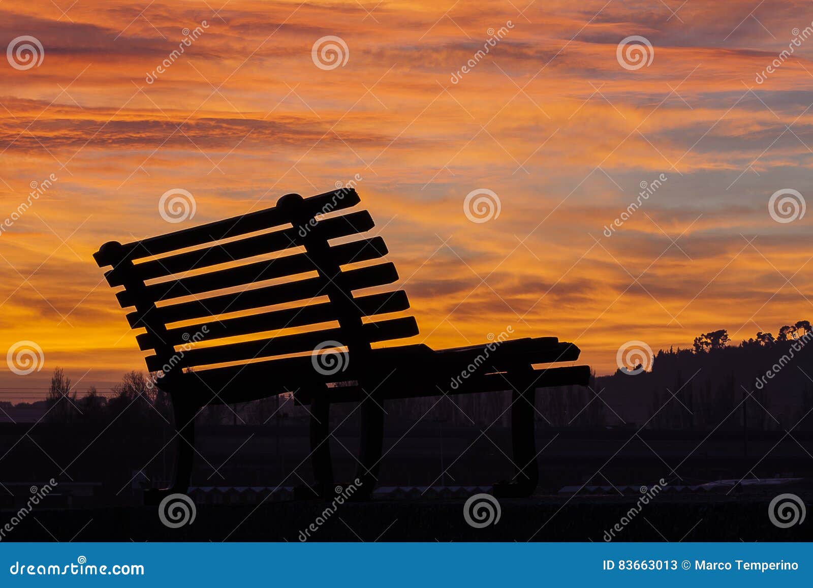 Bench at sunset stock image. Image of lake, seat, romantic - 83663013