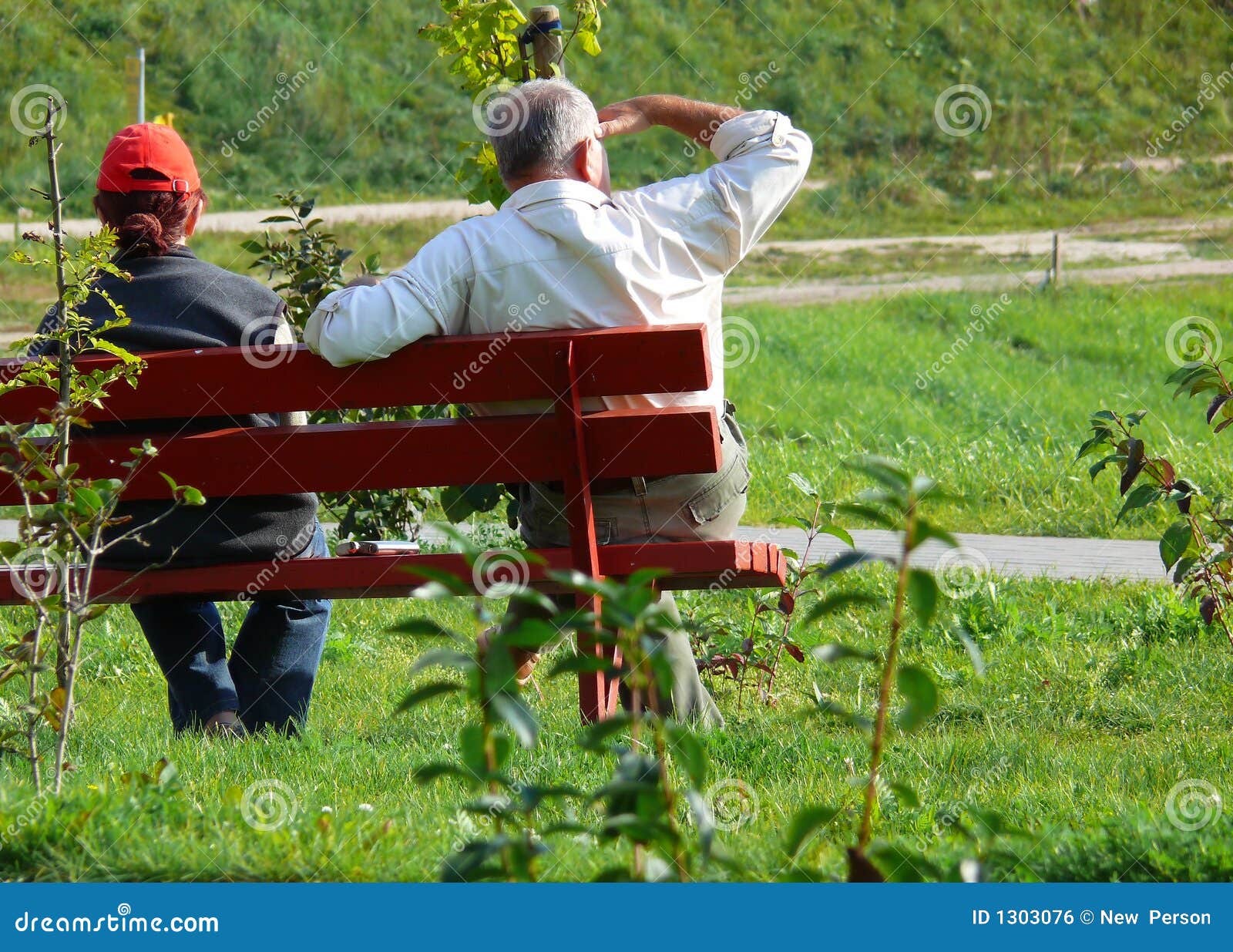 "bench time" stock photo. Image of horizon, looking - 1303076