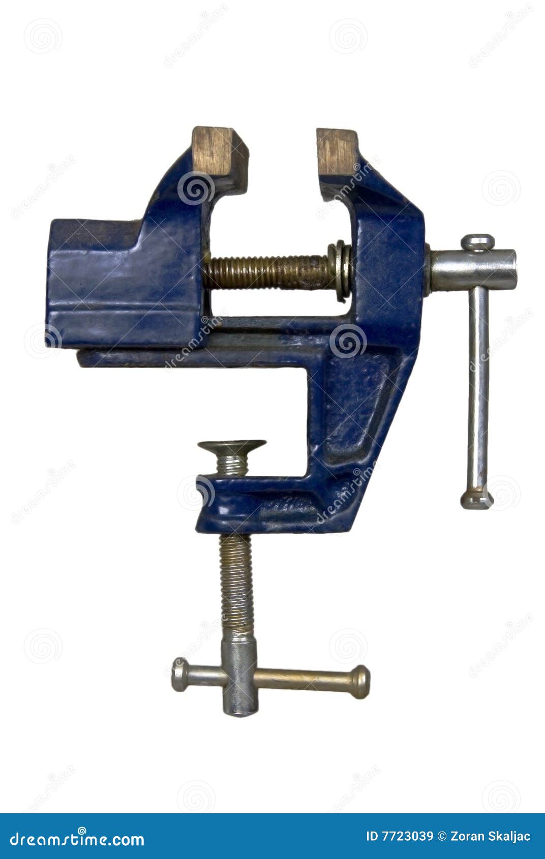 Bench vice stock image. Image of cast, metal, iron, handle - 7723039