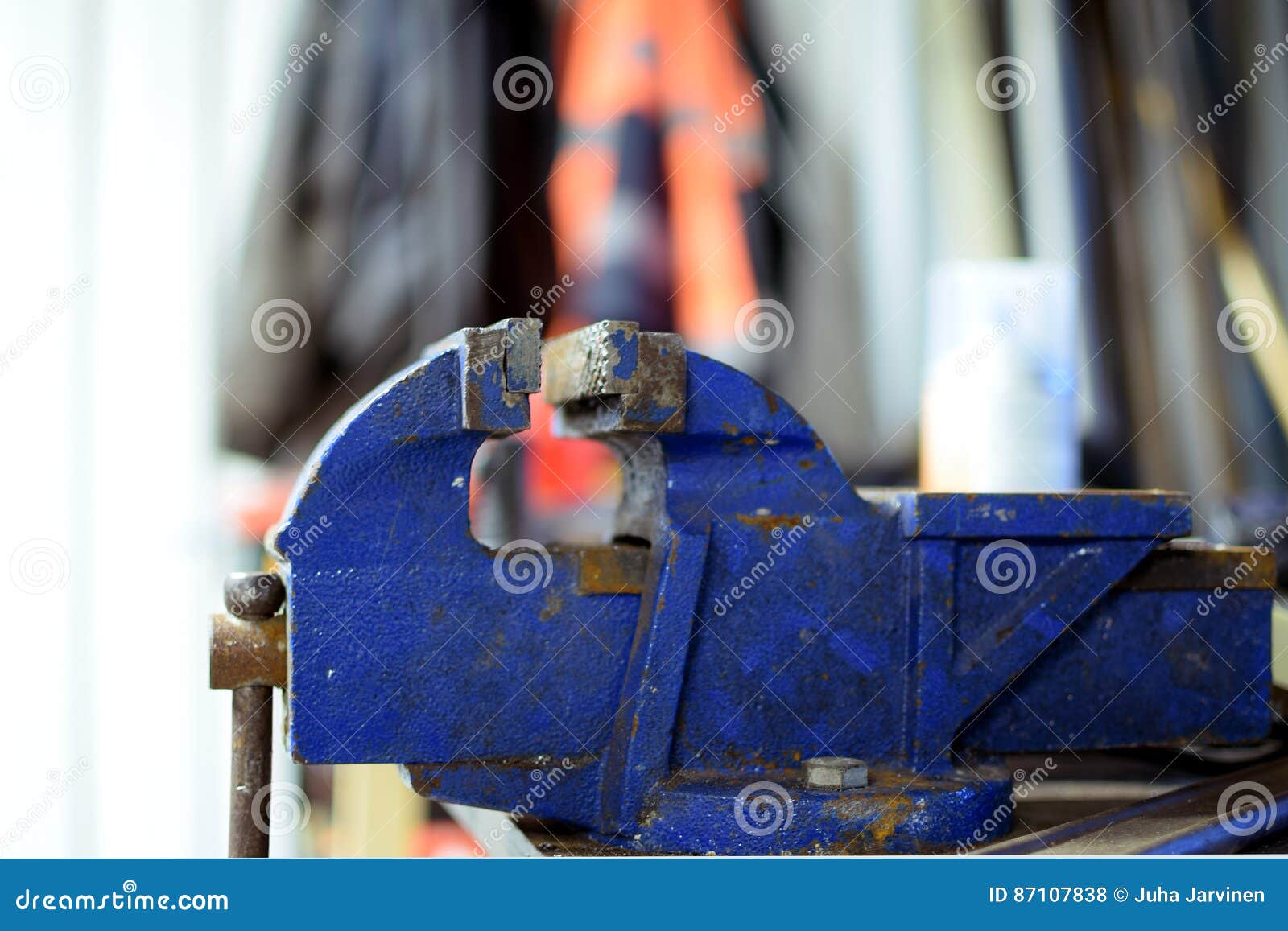 Bench vice stock photo. Image of vice, grip, squeeze - 87107838