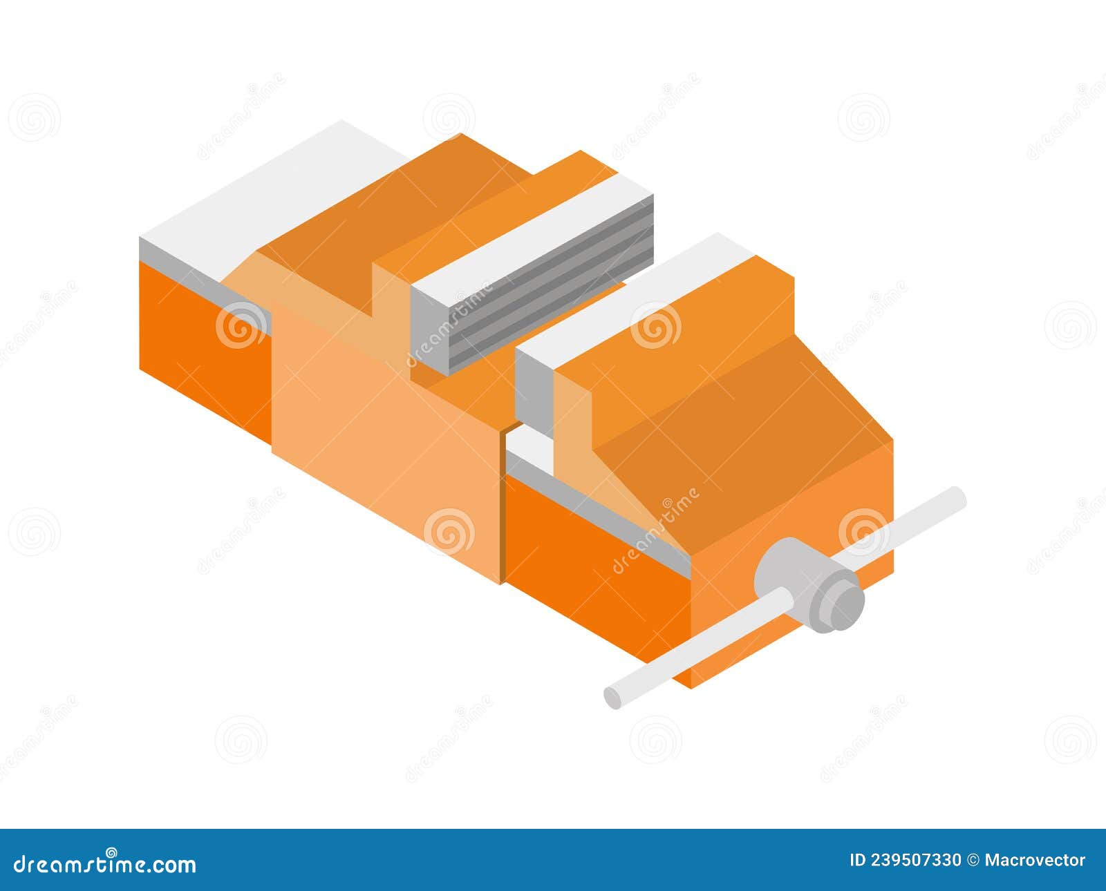 Bench Vice Icon stock vector. Illustration of maintenance - 239507330