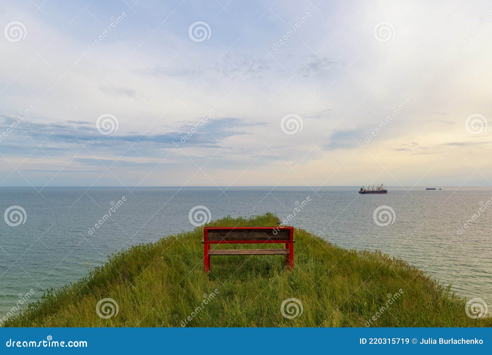 Bench with a view stock image. Image of peaceful, background - 220315719