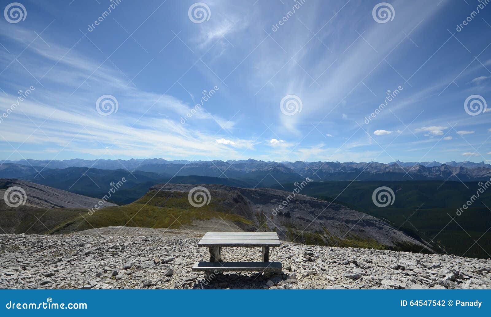 Bench with a view stock photo. Image of bench, awesome - 64547542