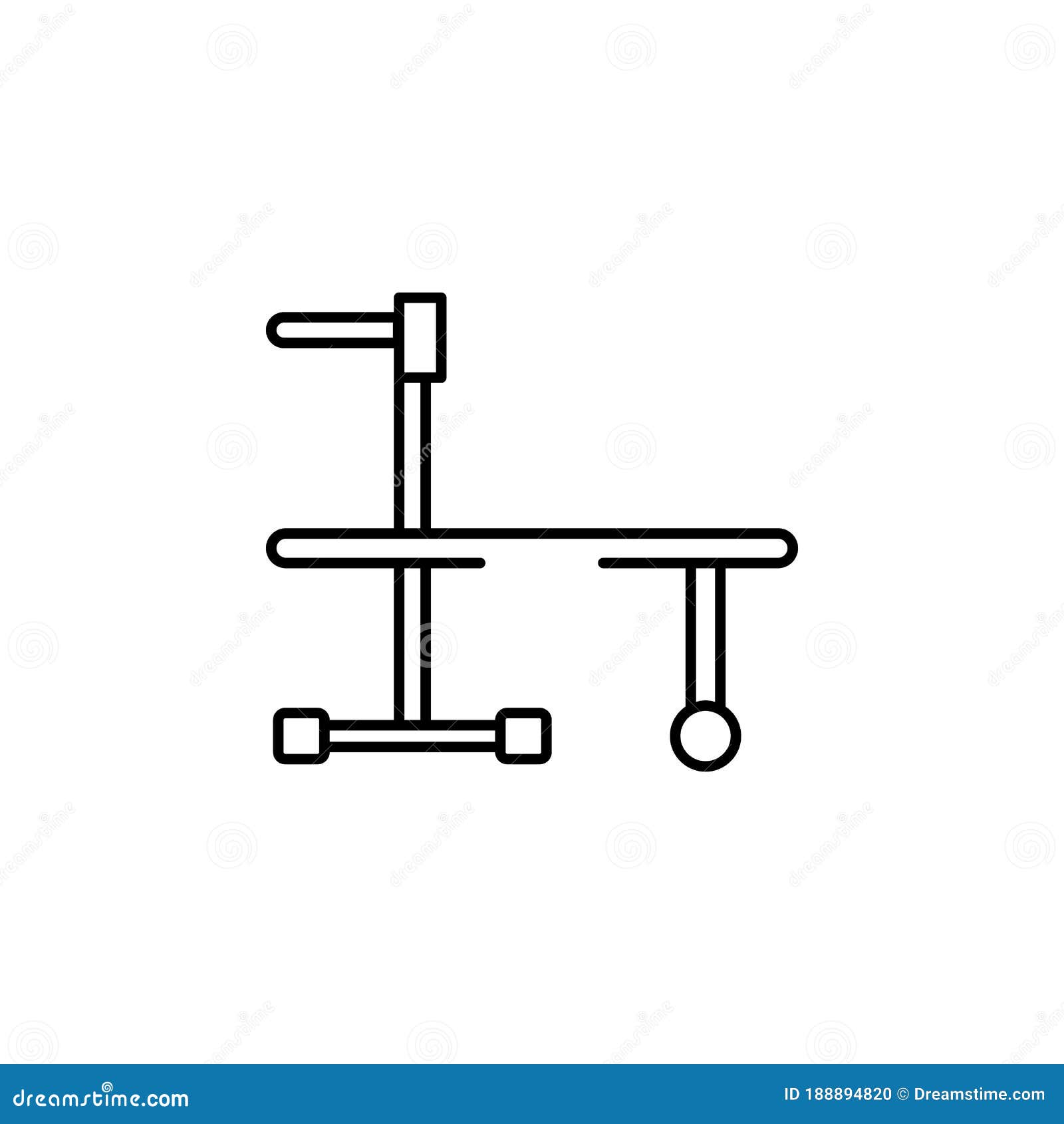 Bench, Weight Icon. Element of Gym Icon for Mobile Concept and Web Apps ...