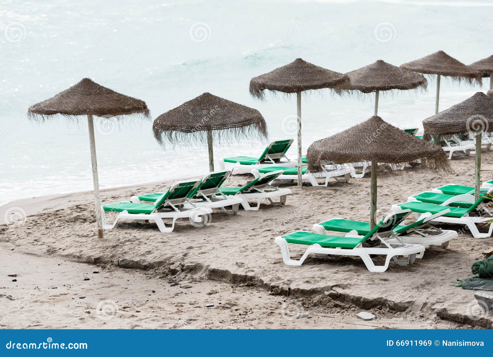 Benches at beach stock image. Image of resort, summer - 66911969