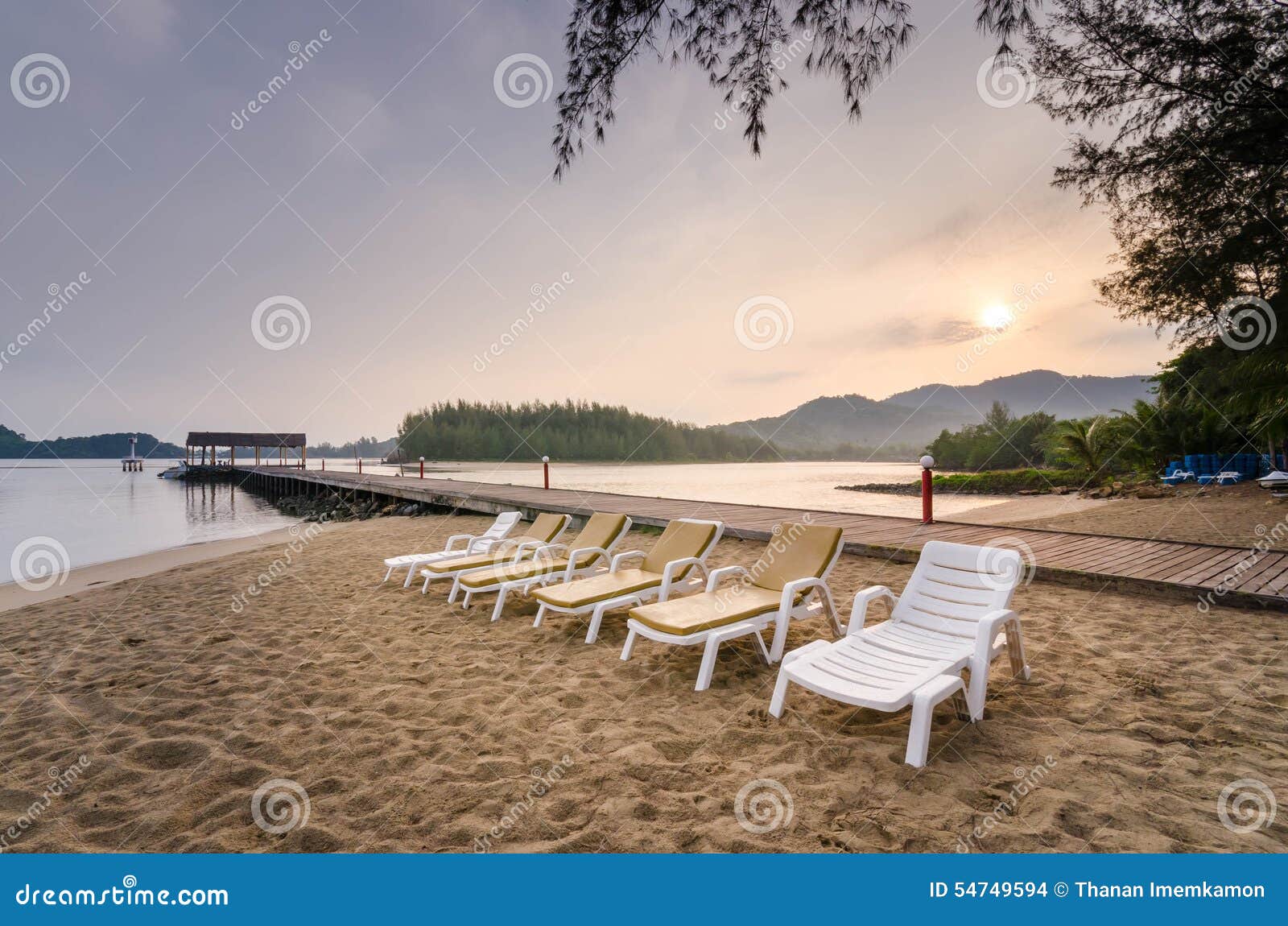 Benches on the beach stock photo. Image of nature, sofa - 54749594