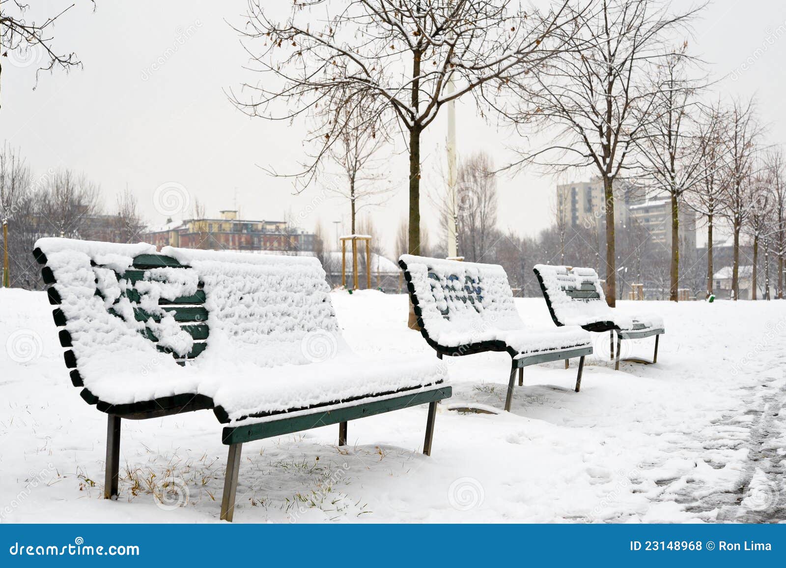 Benches in the park stock photo. Image of outdoors, benches - 23148968