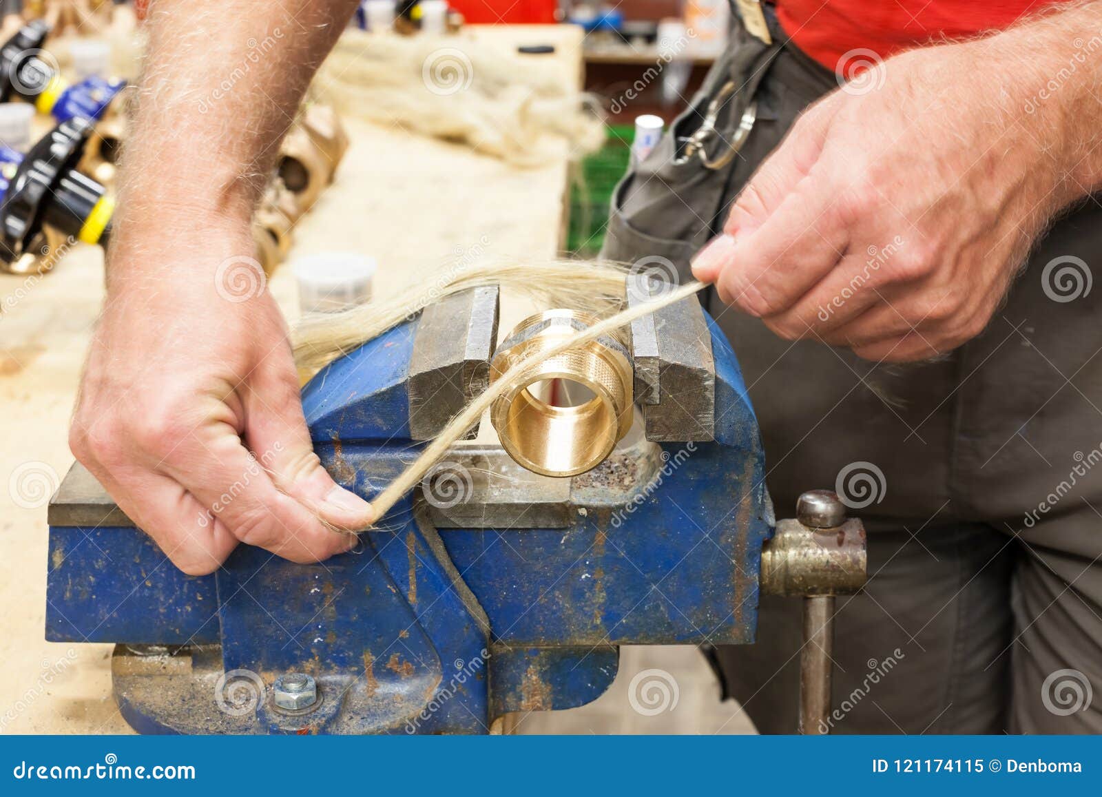 Bench-lift with Coupling for Water Stock Image - Image of home ...