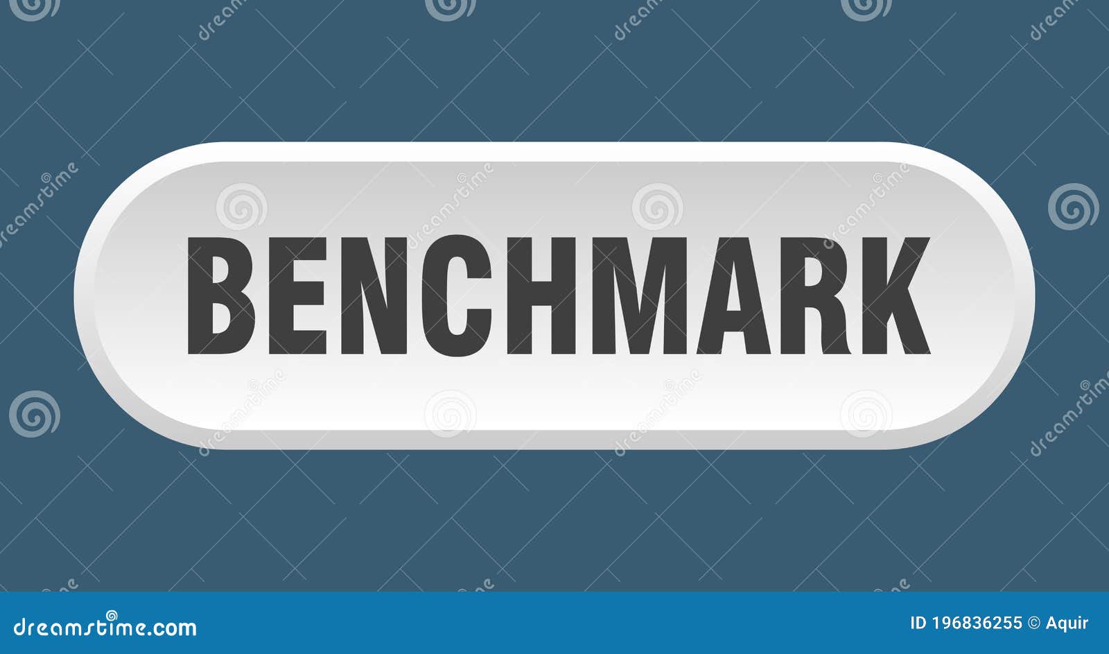 Benchmark button stock vector. Illustration of isolated - 196836255