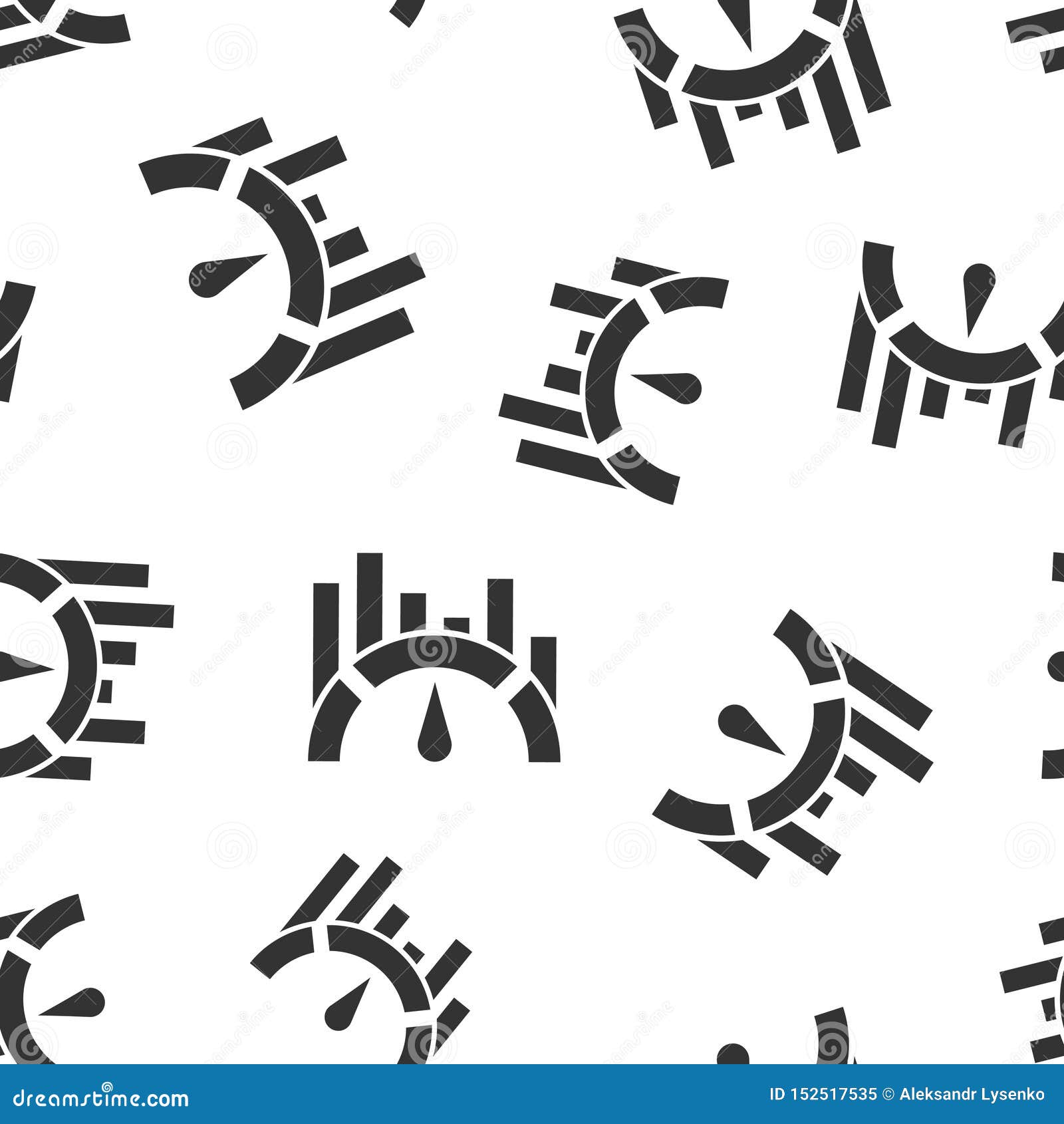 Benchmark Measure Icon In Comic Style. Dashboard Rating Vector Cartoon ...