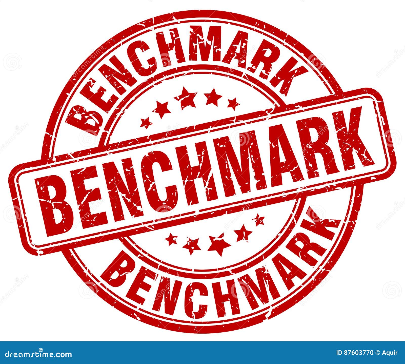 Benchmark red stamp stock vector. Illustration of benchmark - 87603770