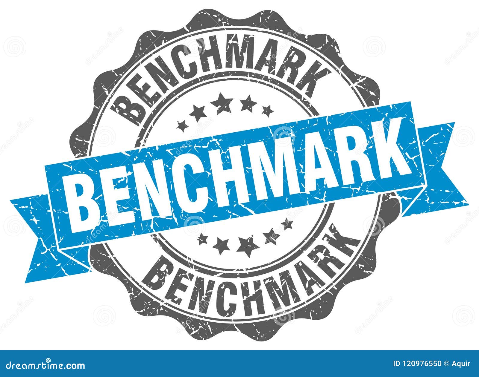 Benchmark seal. stamp stock vector. Illustration of rubber - 120976550