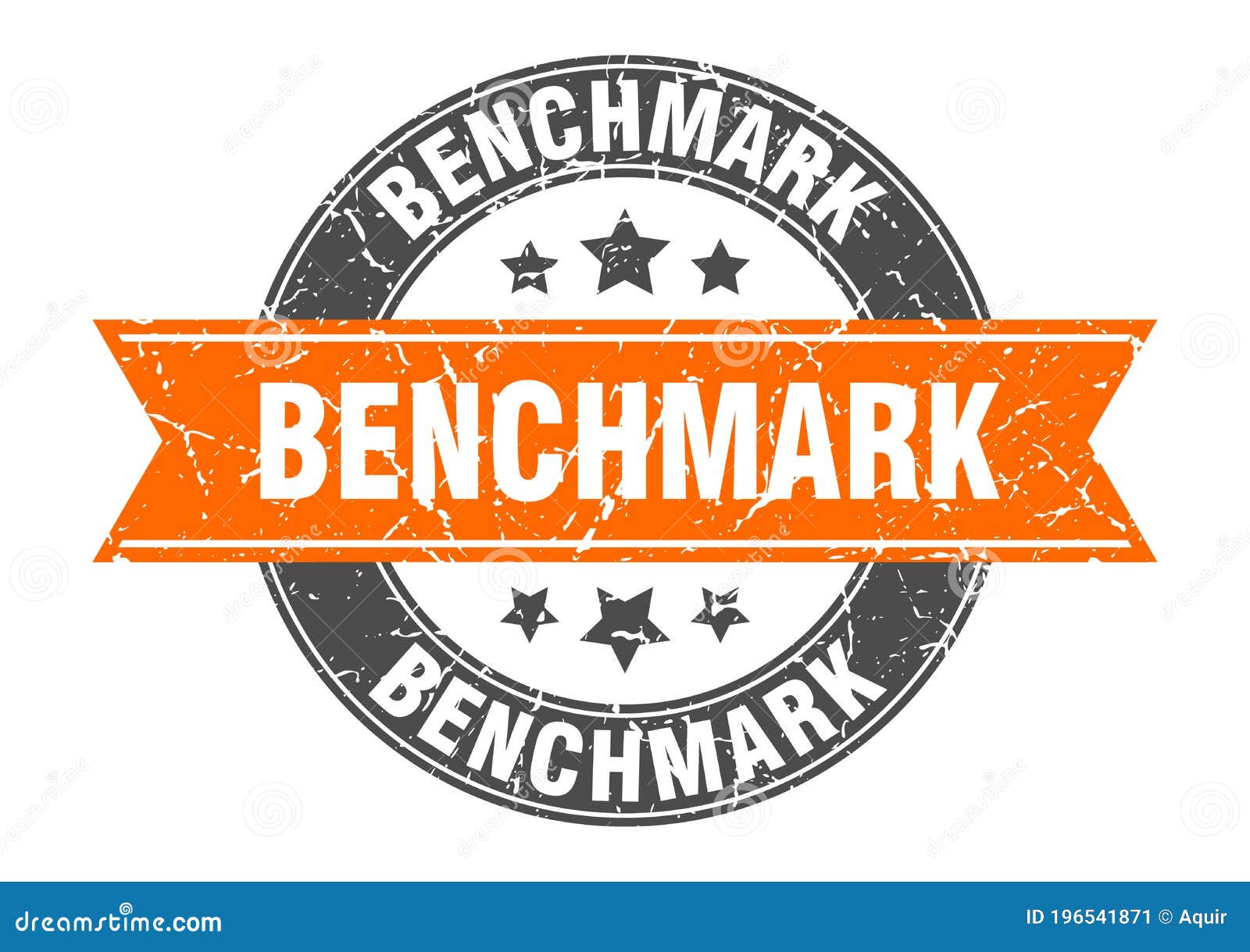Benchmark stamp stock vector. Illustration of seal, sticker - 196541871