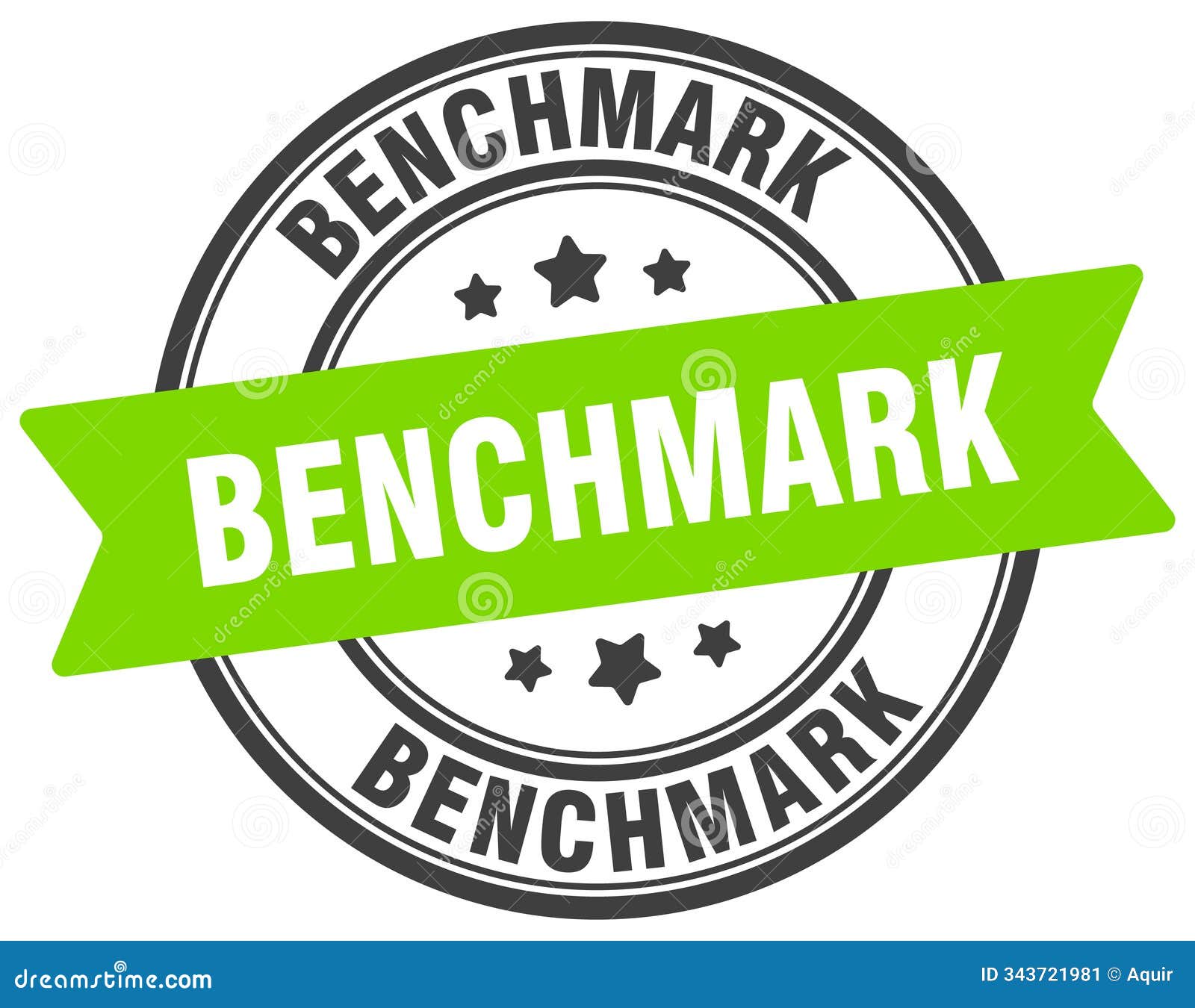 Benchmark Stamp. Benchmark Label on Transparent Background. Round Sign ...