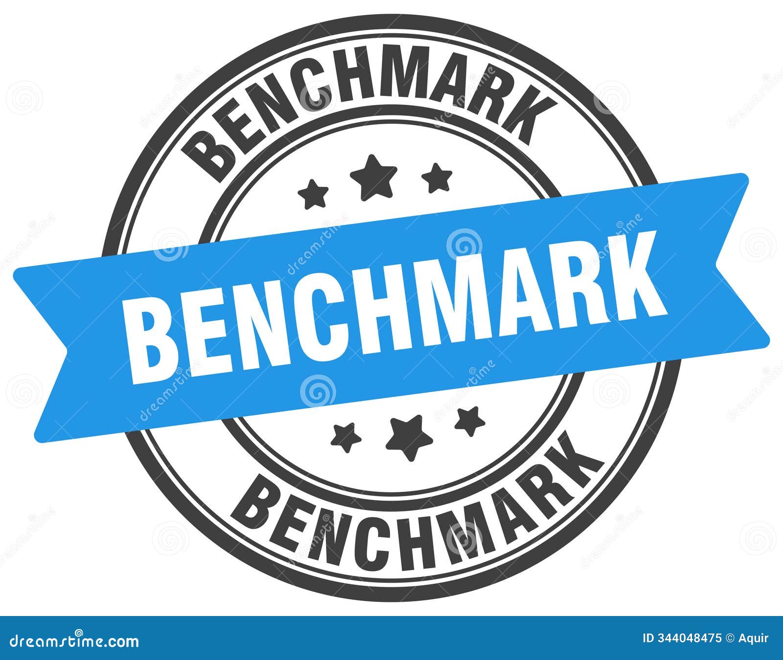 Benchmark Stamp Cartoon Vector | CartoonDealer.com #197359821