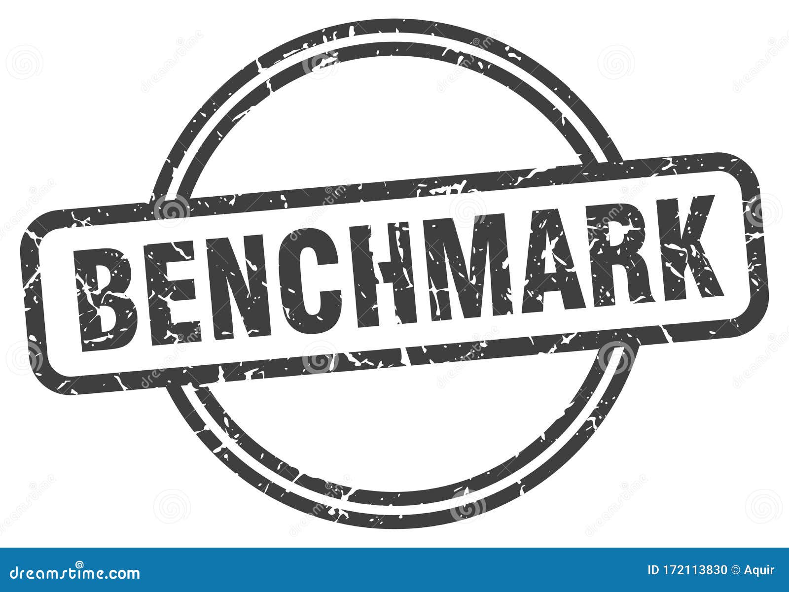 Benchmark Stamp. Benchmark Round Grunge Sign Stock Vector ...