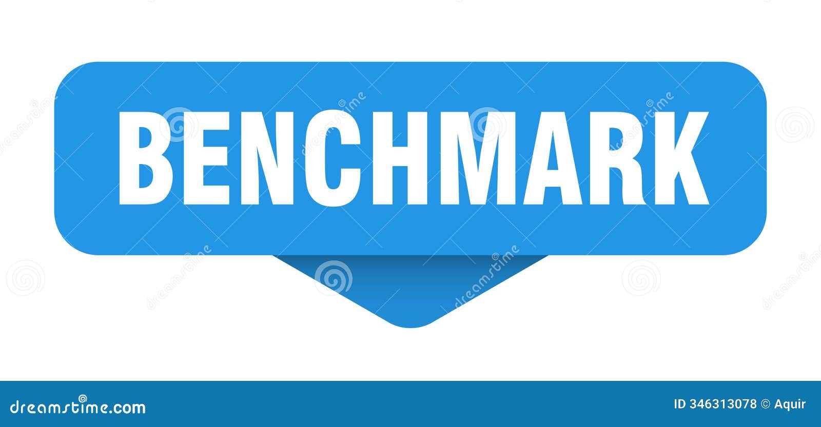 Benchmark Sticker. Benchmark Sign on Transparent Background Stock ...