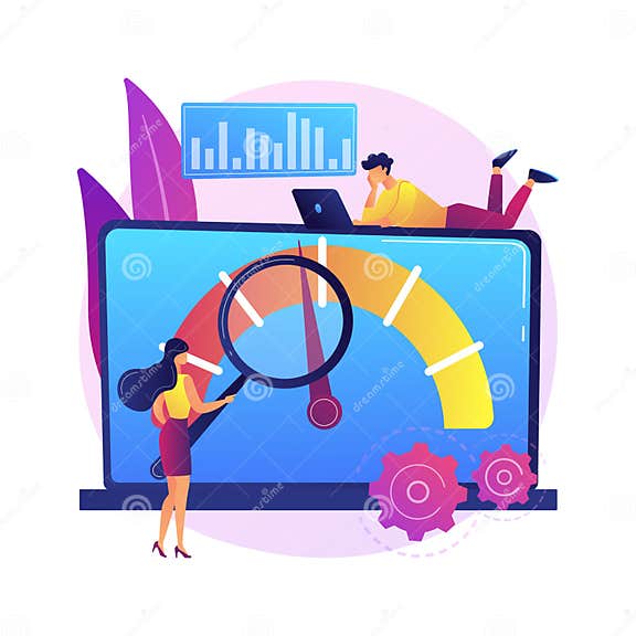 Benchmark Testing Abstract Concept Vector Illustration. Stock Vector ...