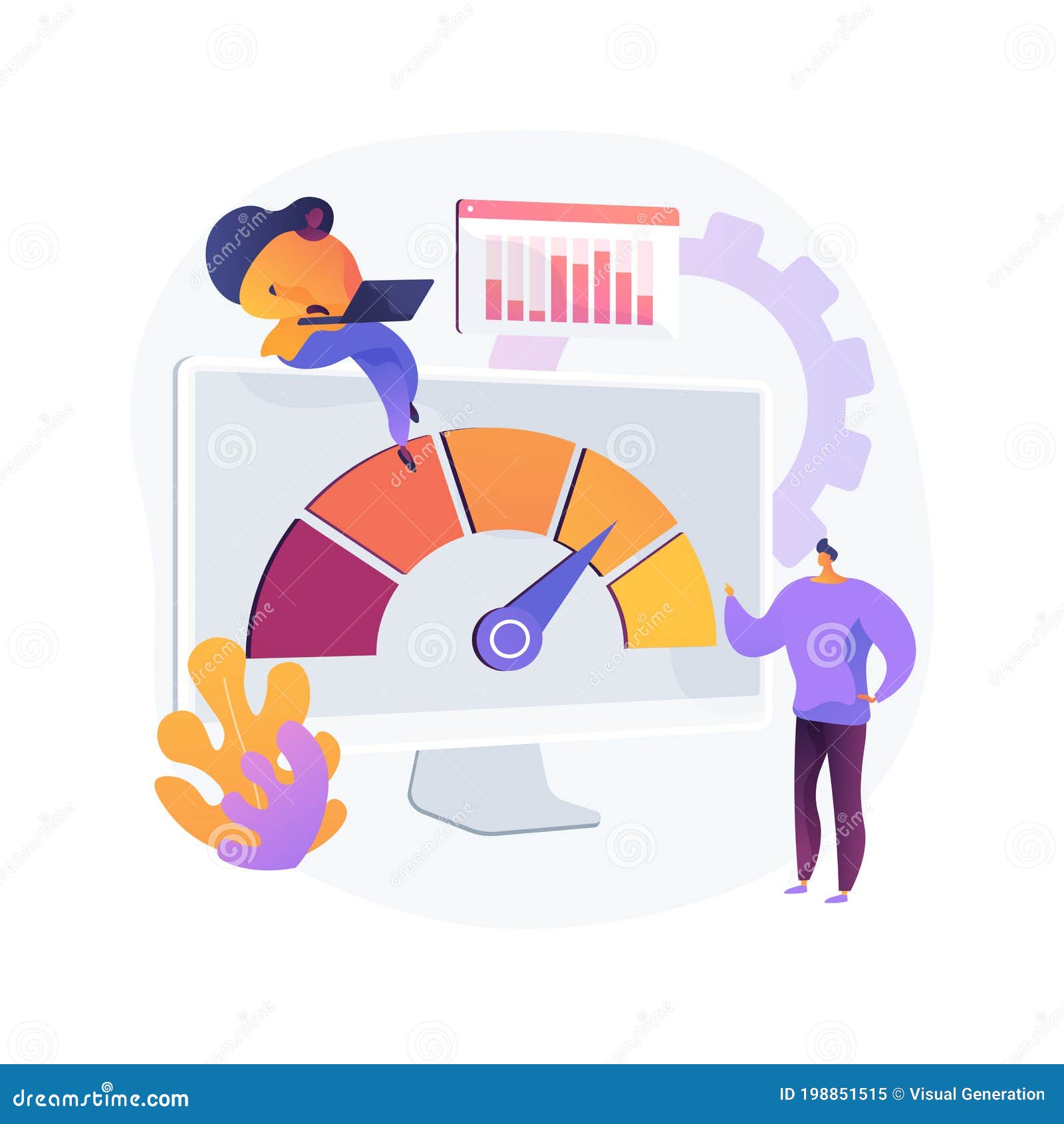 Benchmark Testing Abstract Concept Vector Illustration. Stock Vector ...