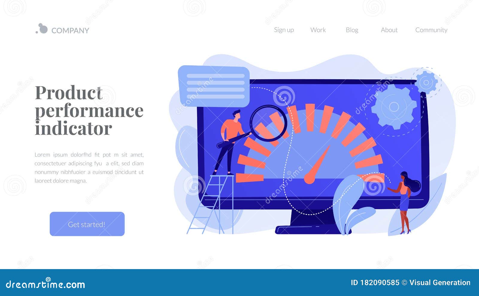 Benchmark Testing Concept Landing Page. Vector Illustration ... Benchmark Testing Concept Landing Page. Vector Illustration ...