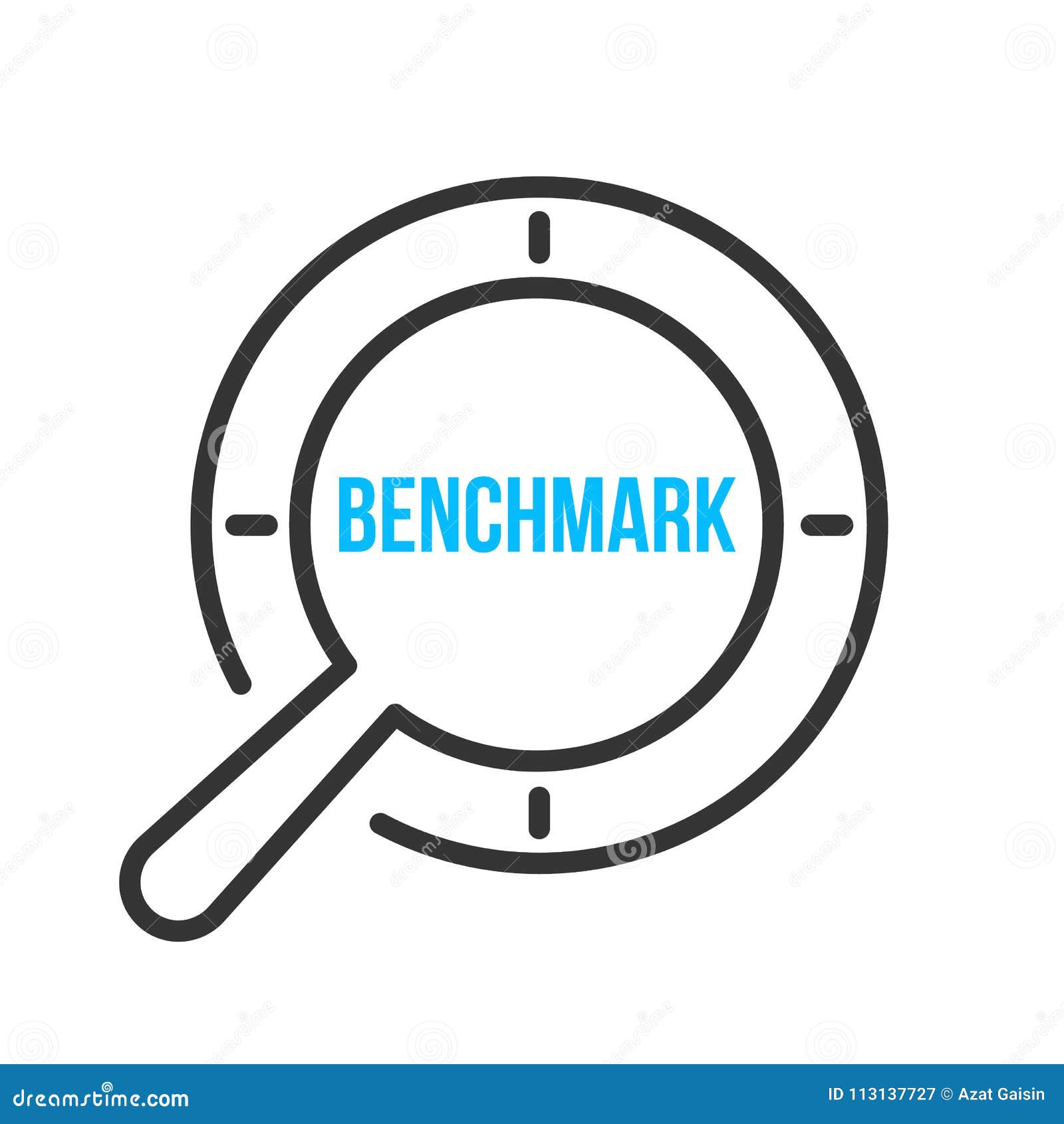 Benchmark Word Magnifying Glass Stock Vector - Illustration of quality ... Benchmark Word Magnifying Glass Stock Vector - Illustration of quality ...