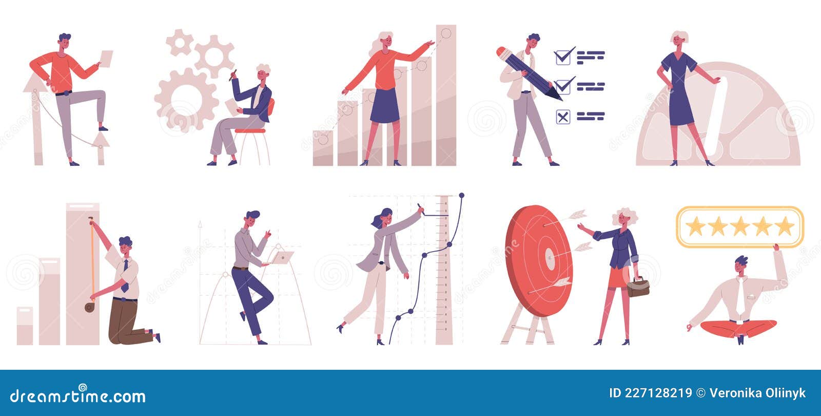 Benchmarking Comparison Business Company Development Strategy. Business ...