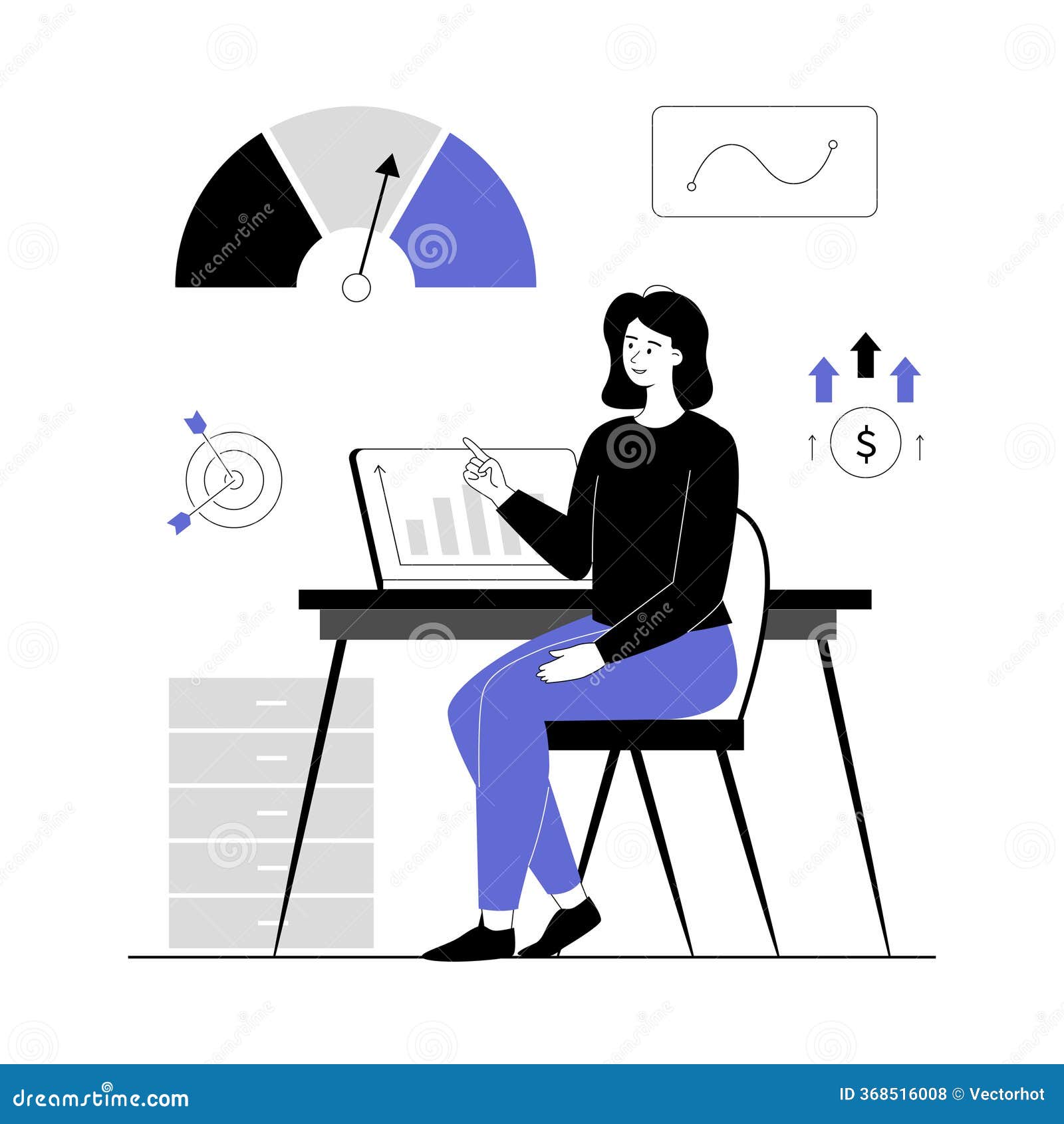 Benchmarking Concept. Benchmark Business Development. Analysis ...