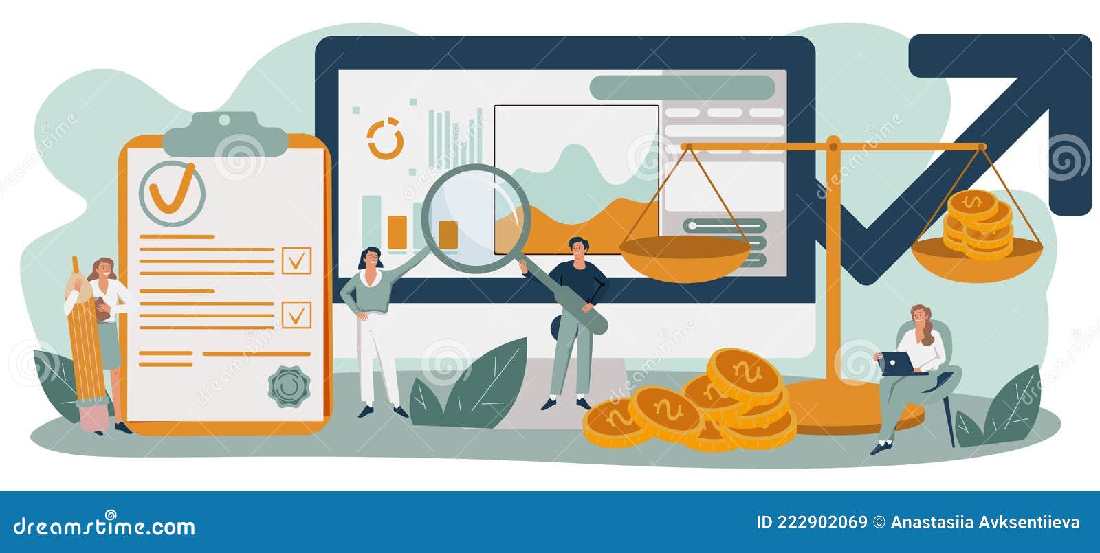 Benchmarking Concept Set. Idea of Business Development and Improvement ...