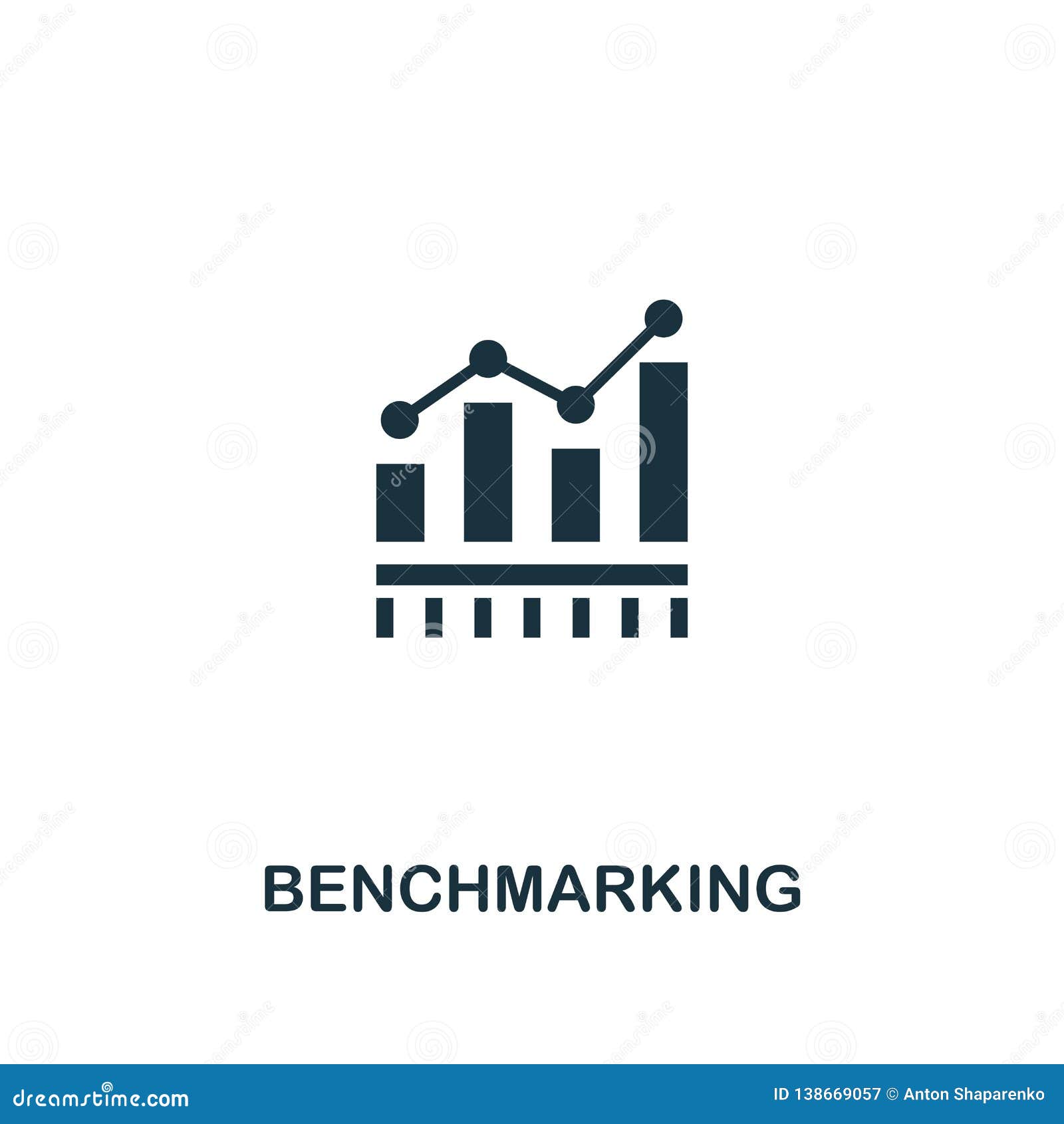 Benchmarking Icon. Trendy Benchmarking Logo Concept On White Bac ...