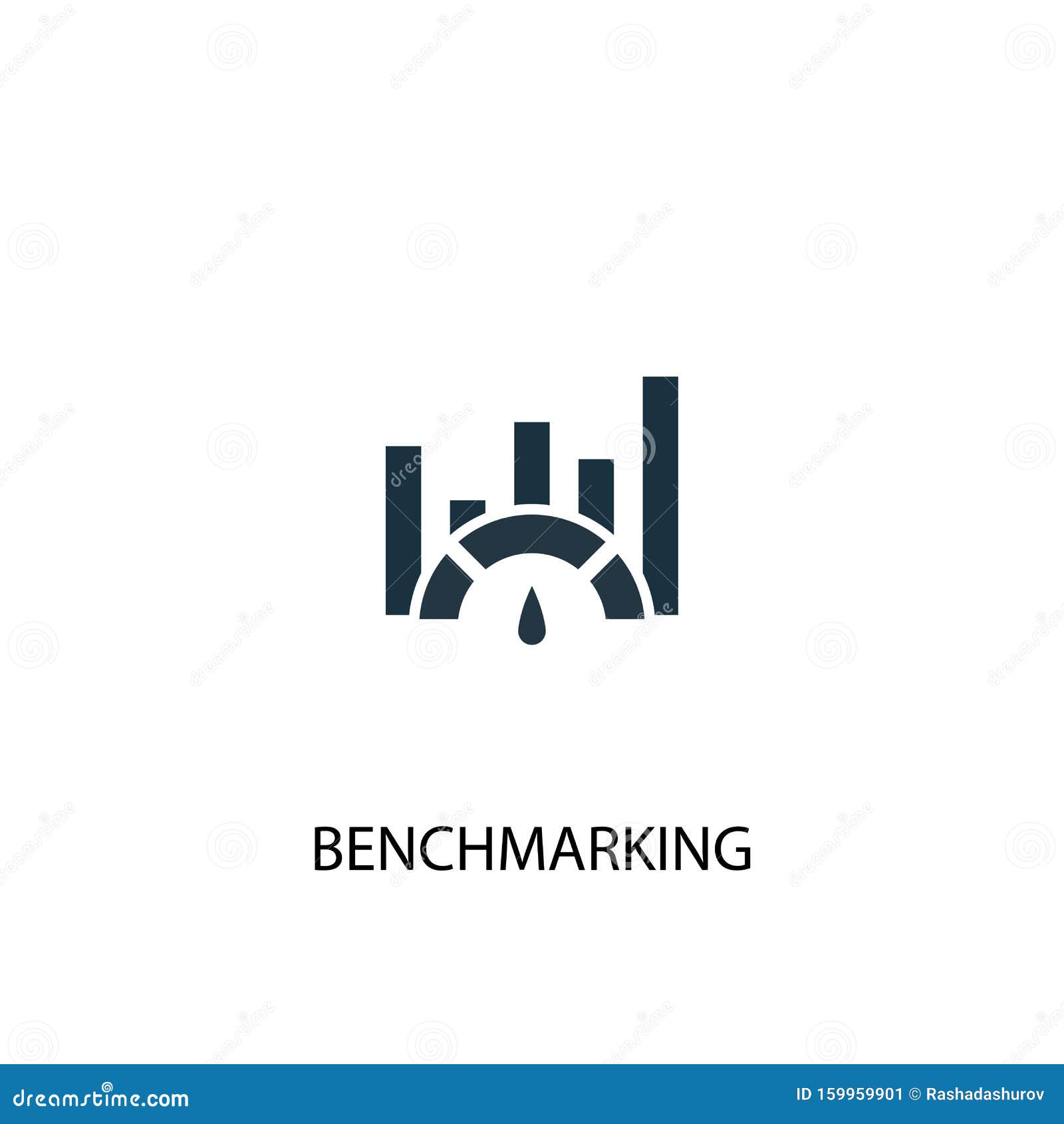 Benchmarking Icon. Trendy Benchmarking Logo Concept On White Bac ...