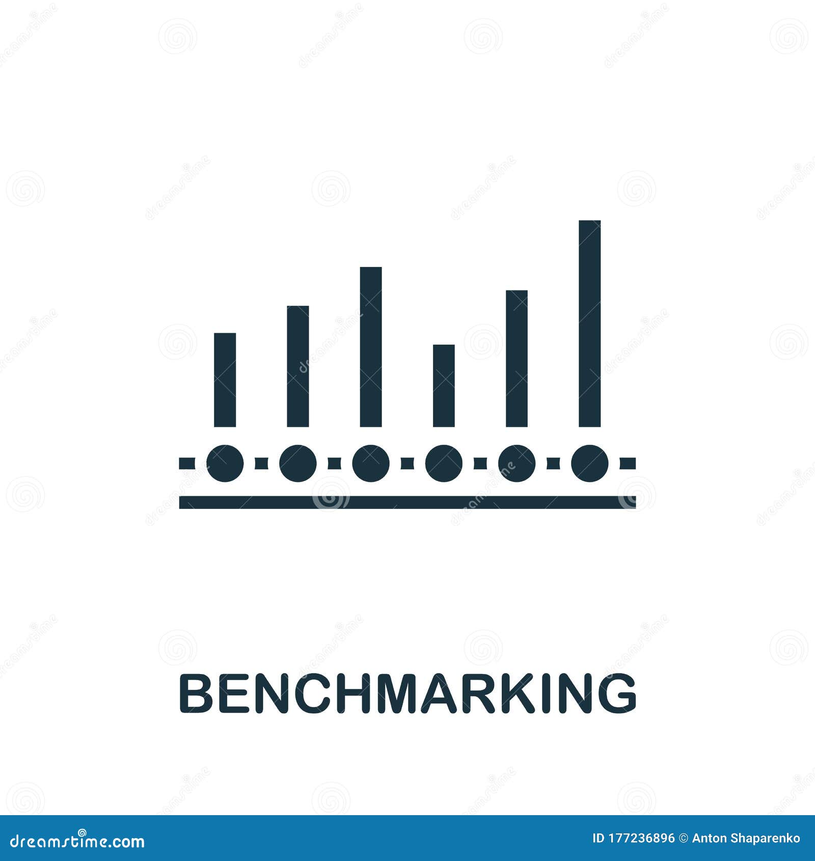 Benchmarking Icon. Simple Element from Business Intelligence Collection ...