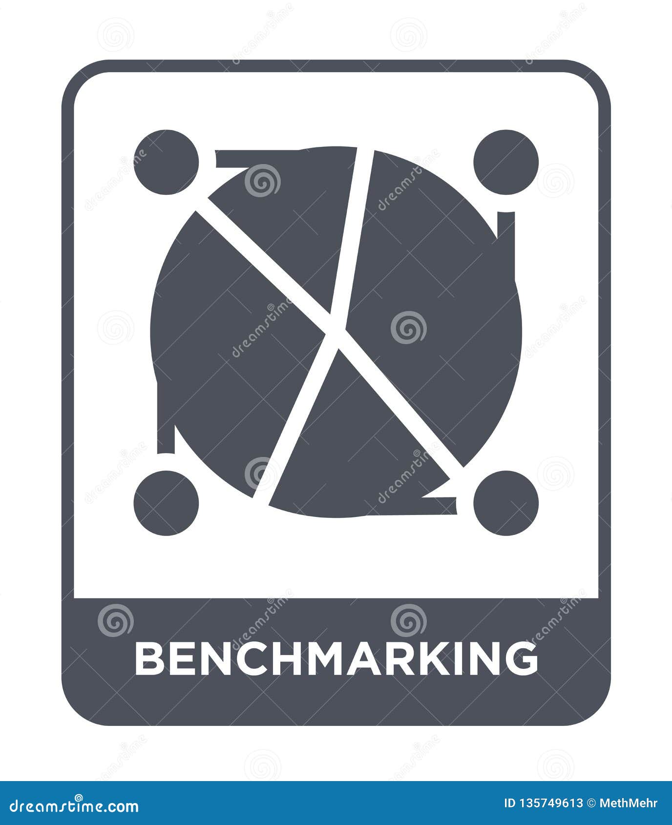 Benchmarking Icon. Trendy Benchmarking Logo Concept On White Bac ...